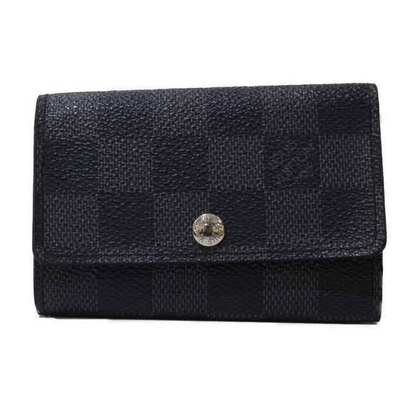 Louis Vuitton | Bags | Louis Vuitton 6key Case Damier Graphite Black ...